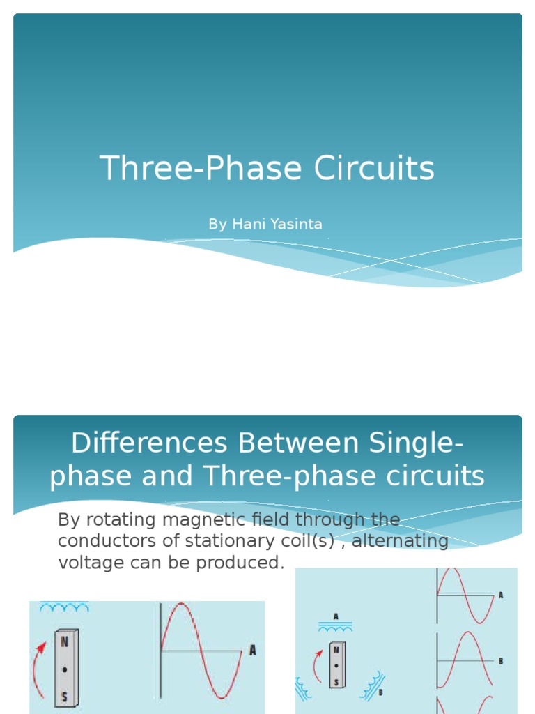 Three-Phase Circuits: by Hani Yasinta | PDF | Electrical Equipment ...