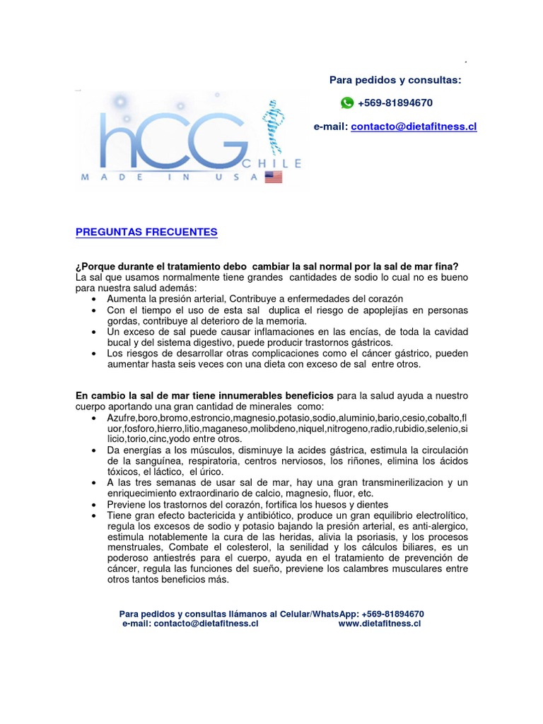 Guia HCG Completa WWW Dietafitness CL | PDF | Cilantro | ensalada