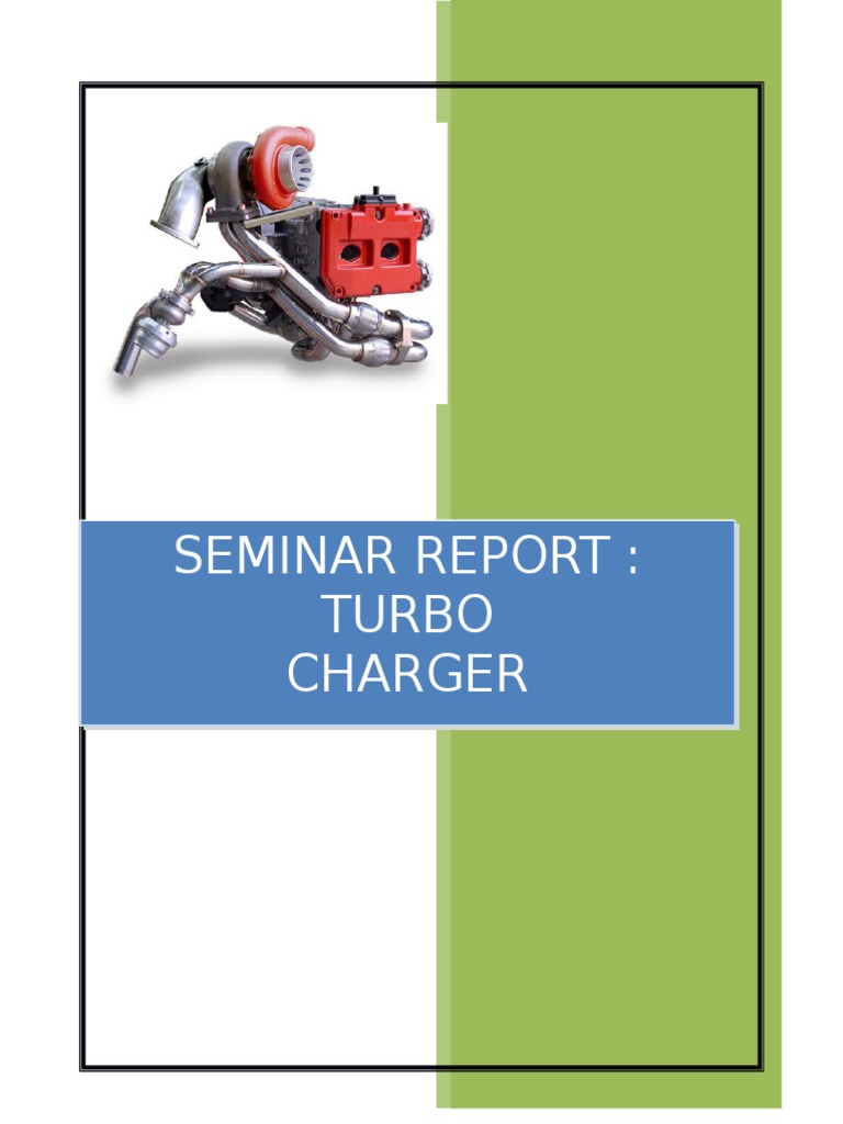 Turbo Charger | PDF | Computers | Technology & Engineering