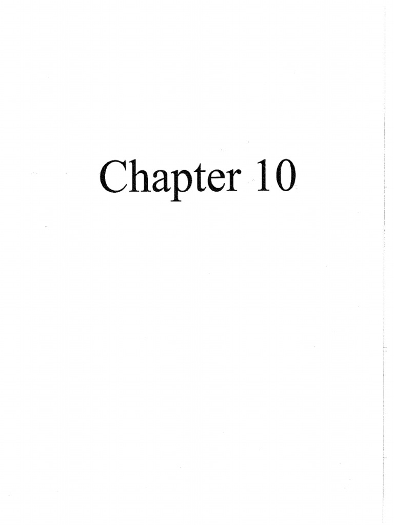 Chapter 10 PDF | PDF