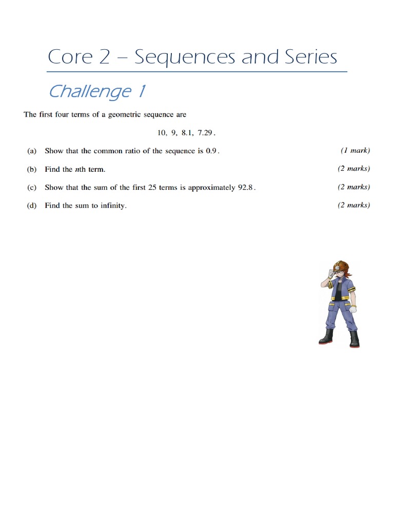 Sequences and Series Qs | PDF