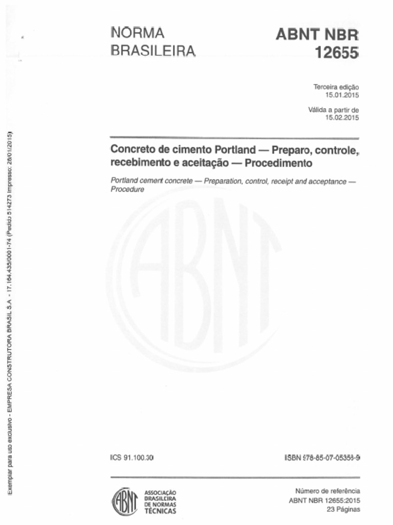 NBR 12655 | PDF