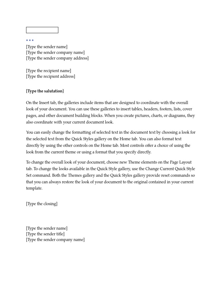 Type The Salutation | PDF