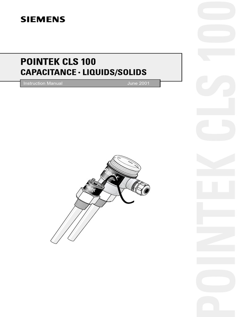 Pointek CLS100 Capacitance Level Instruction | PDF | Relay | Switch