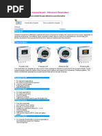 Proline Promag P 300 Flowmeter Specs | PDF | Flow Measurement | Metrology