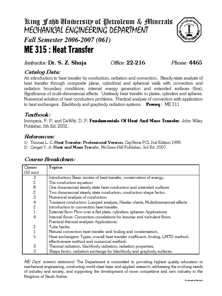 Files Teaching Heat Transfer | PDF | Heat Transfer | Thermal Conduction