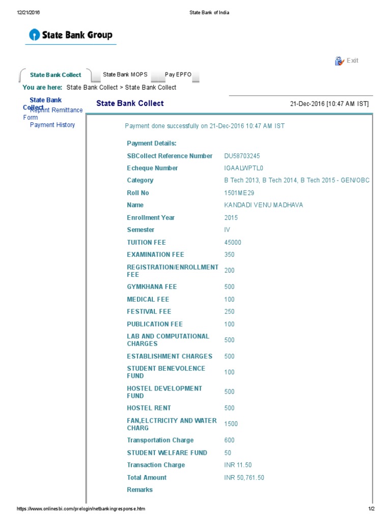 State Bank Collect State Bank Collect | PDF