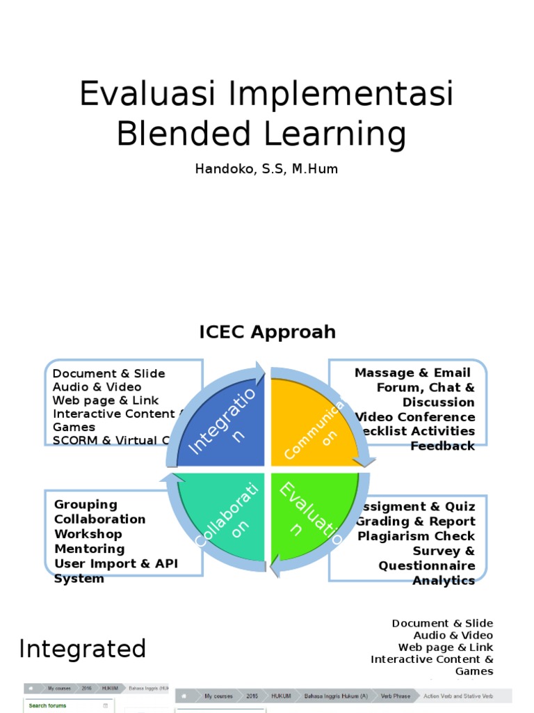 Blended Learning Implementation and Evaluation | PDF
