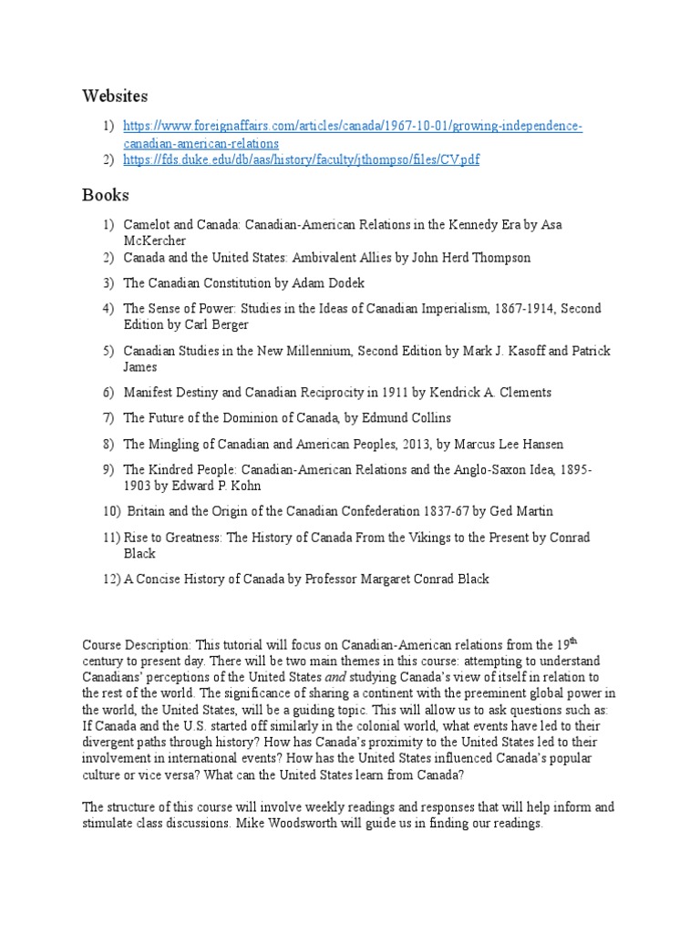 Canadian Sources | PDF