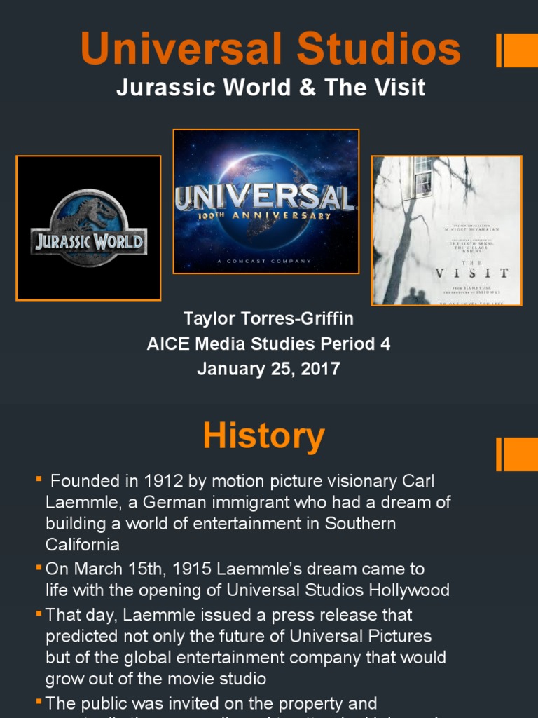 Case Study Universal Studios | PDF | Universal Studios | Leisure