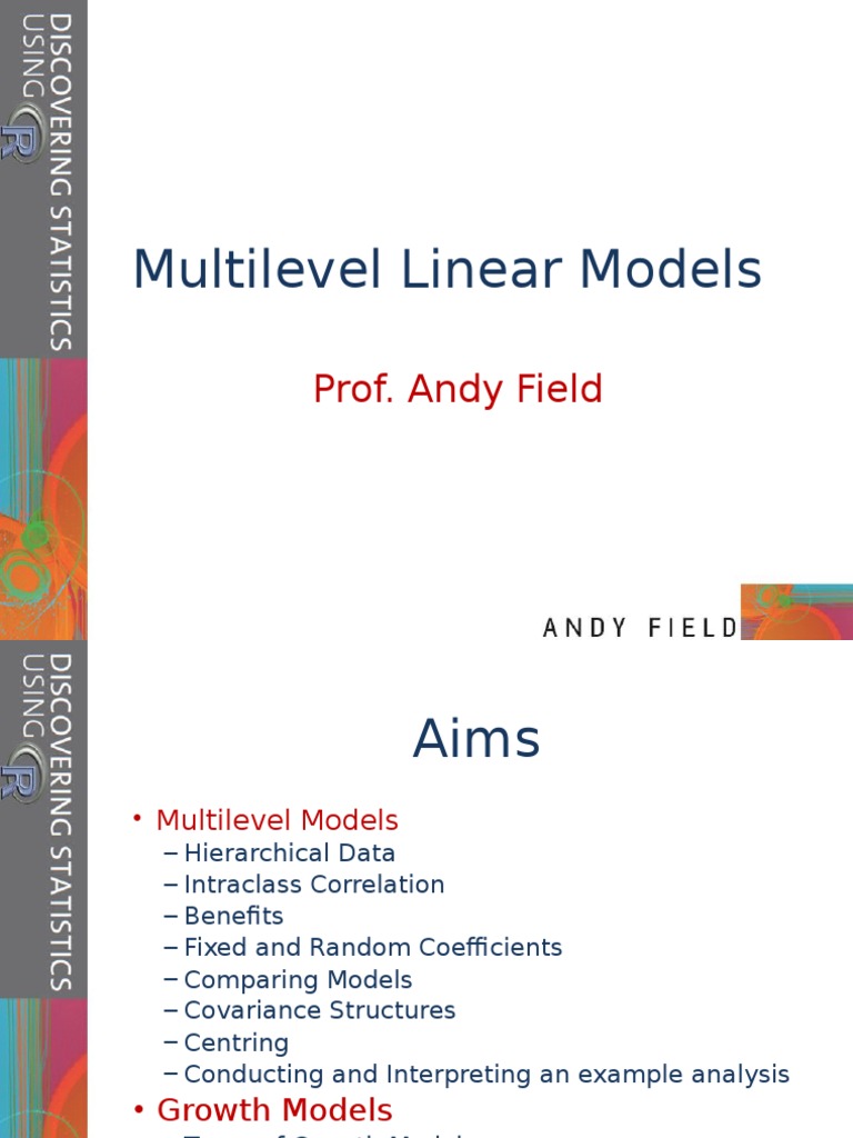 Dsur I Chapter 19 Multilevel Linear Models | PDF | Multilevel Model ... Dsur I Chapter 19 Multilevel Linear Models | PDF | Multilevel Model ...