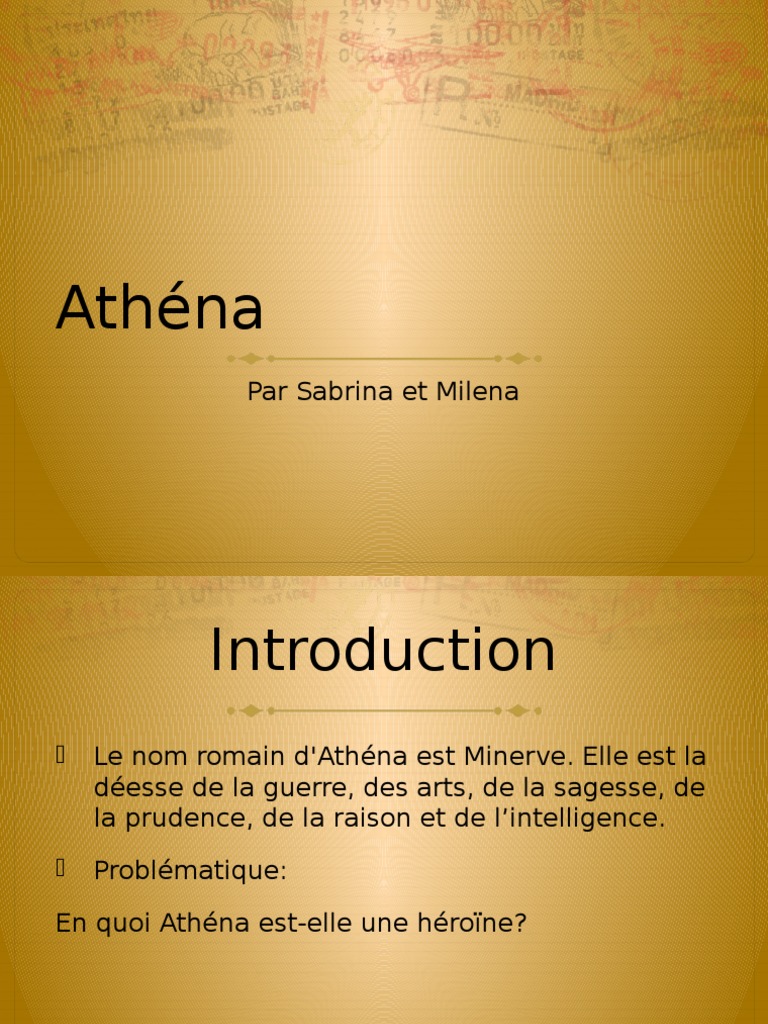 Exposé Athéna | PDF