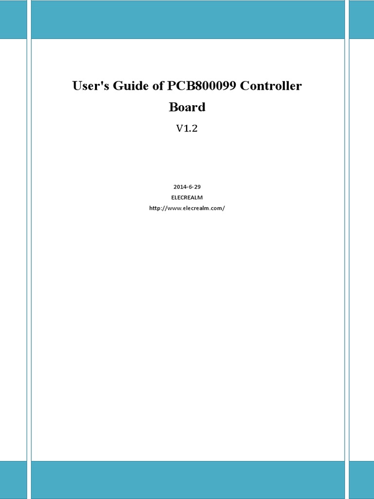 User's Guide of PCB800099 Controller Board - V1.2 | PDF | Liquid ...