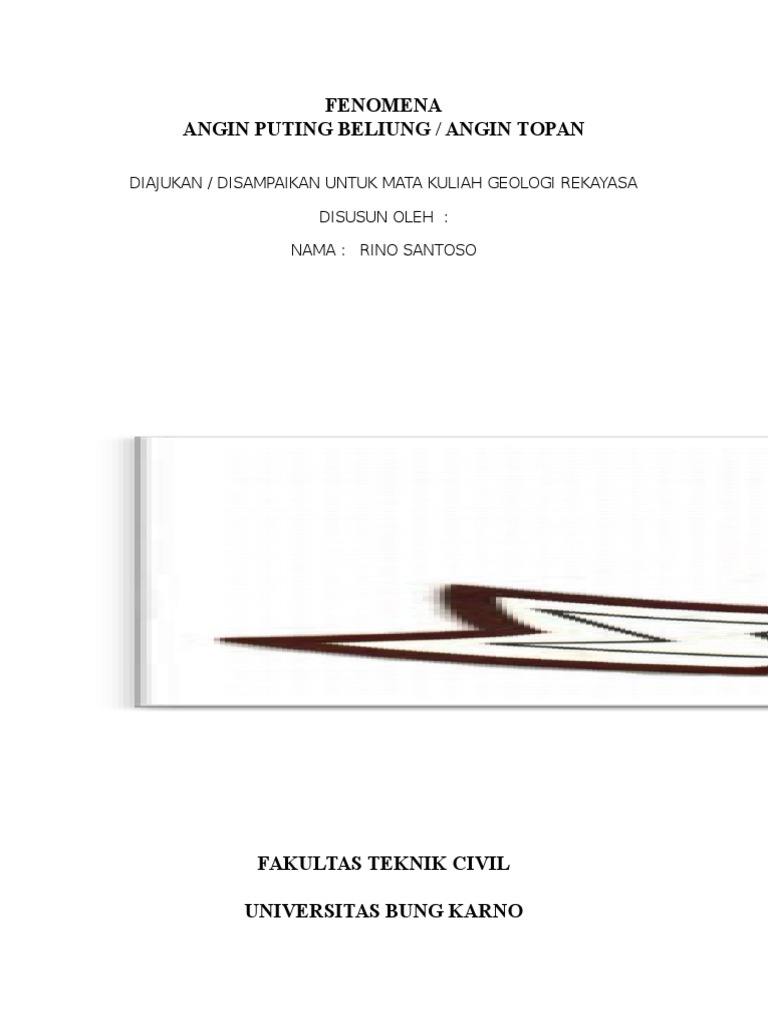 Fenomena Angin Puting Beliung | PDF