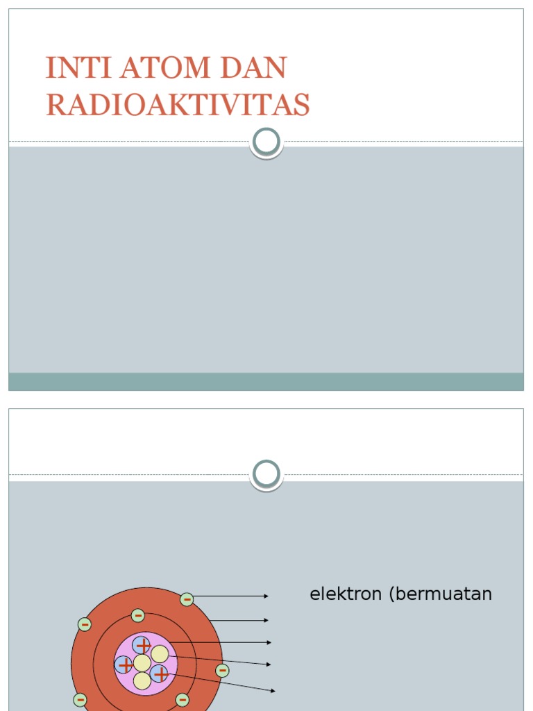 Bab 11 Inti Atom Dan Radioaktivitas | PDF