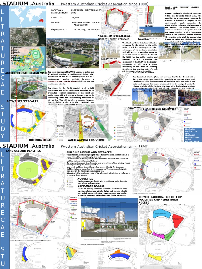 Waca Stadium Litrature Study | PDF | Landscape | Transport