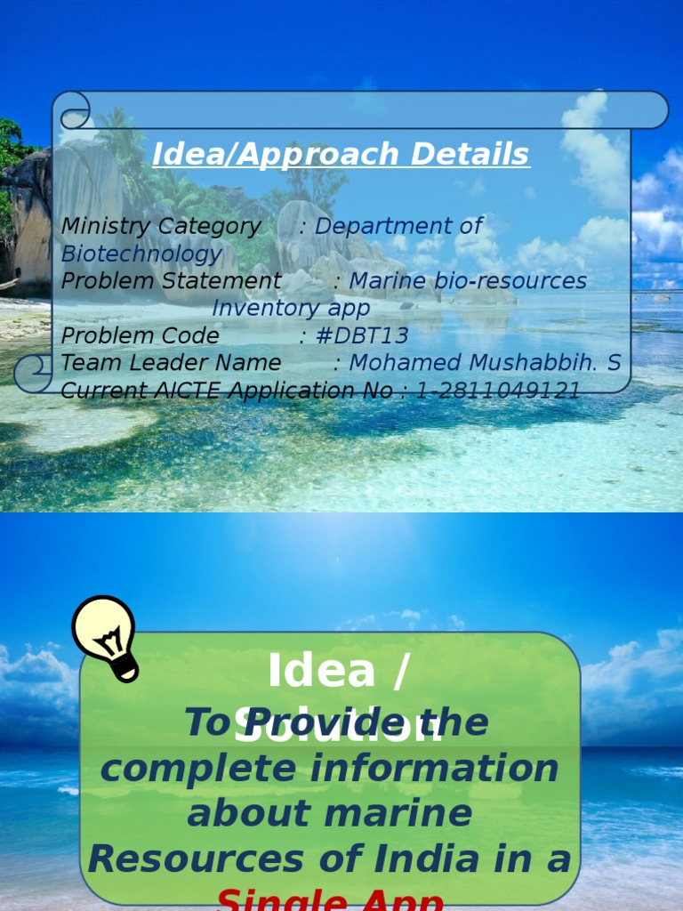 Idea/Approach Details | PDF | Application Software | Android (Operating ...