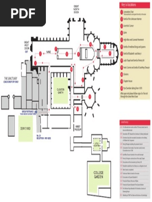 Westminster Abbey Tombs Map