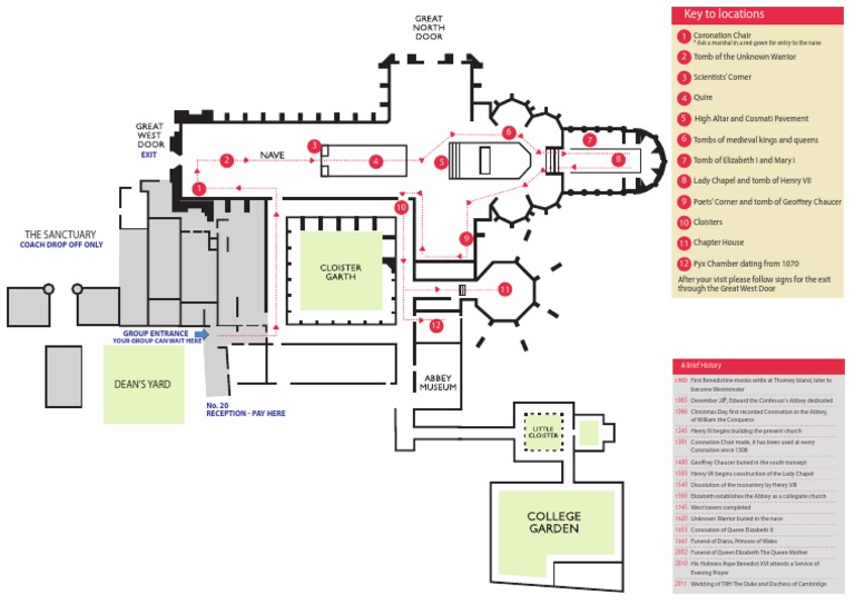 Westminster-Abbey Self Guided Group Map | PDF