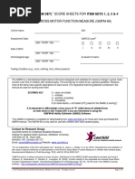 TIMP Test for Infant Motor Performance | PDF | Anatomical Terms Of ...