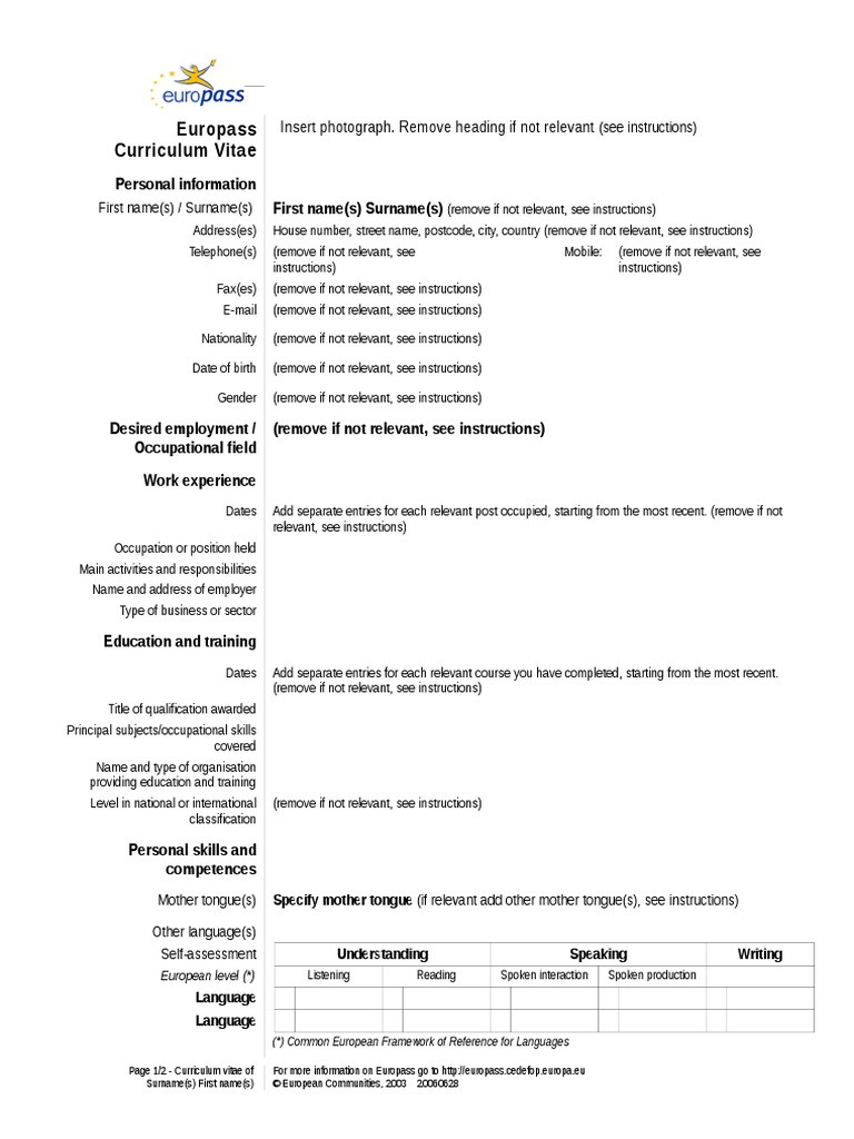 Model CV in Engleza | PDF | Human Communication | Learning