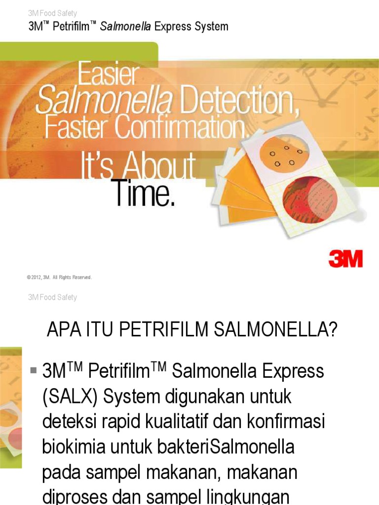 3M Petrifilm Salmonella Express | PDF | Kesehatan Holistik | Teknologi ...