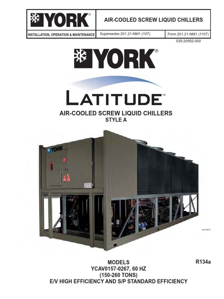 York - Models (0157-0267) | PDF | Gas Compressor | Building Automation