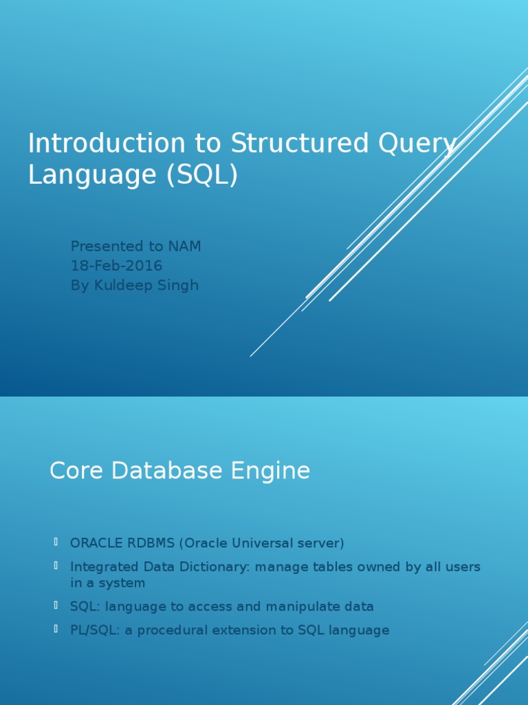 SQL Basics | PDF | Sql | Database Index