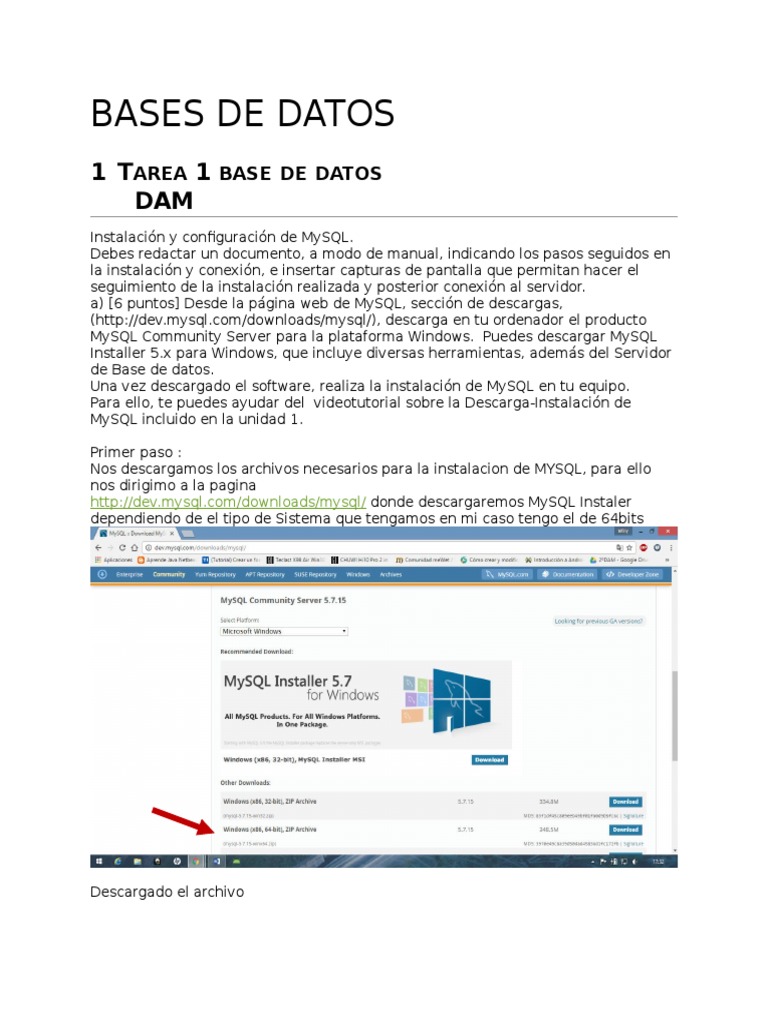 BD01 Tarea | PDF | Mi sql | Contraseña