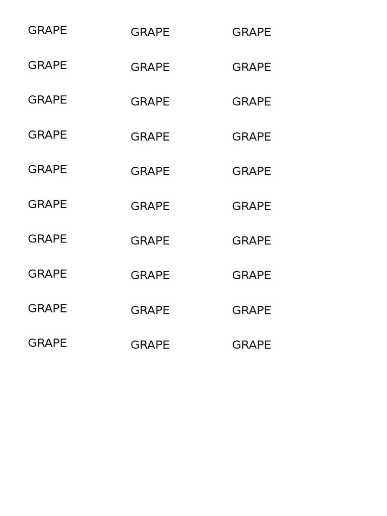 Grape | PDF