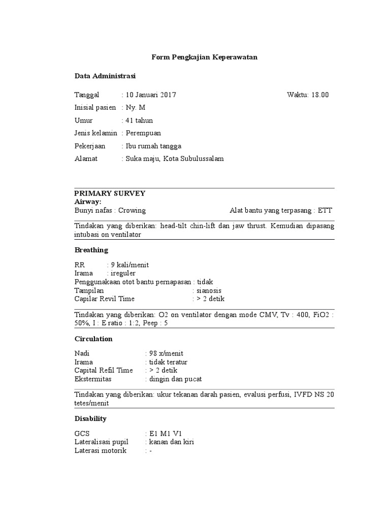 Laporan Kasus IGD | PDF