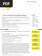 Kelvin TOP-SET Investigation Report Template | PDF