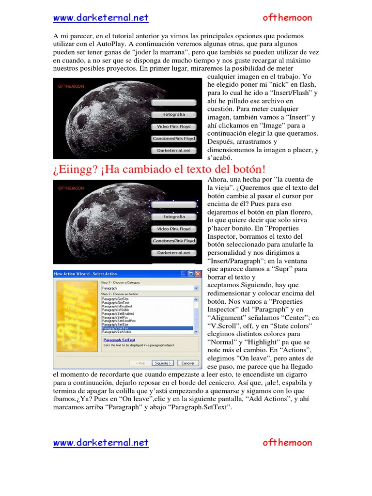 AutoPlay Media Studio 5 Pro - Tutorial (Nivel Intermedio) | PDF ...