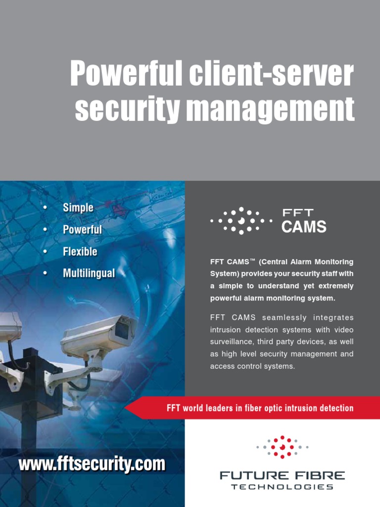 FFT Cams 1215 Brochure | PDF | Graphical User Interfaces | Surveillance