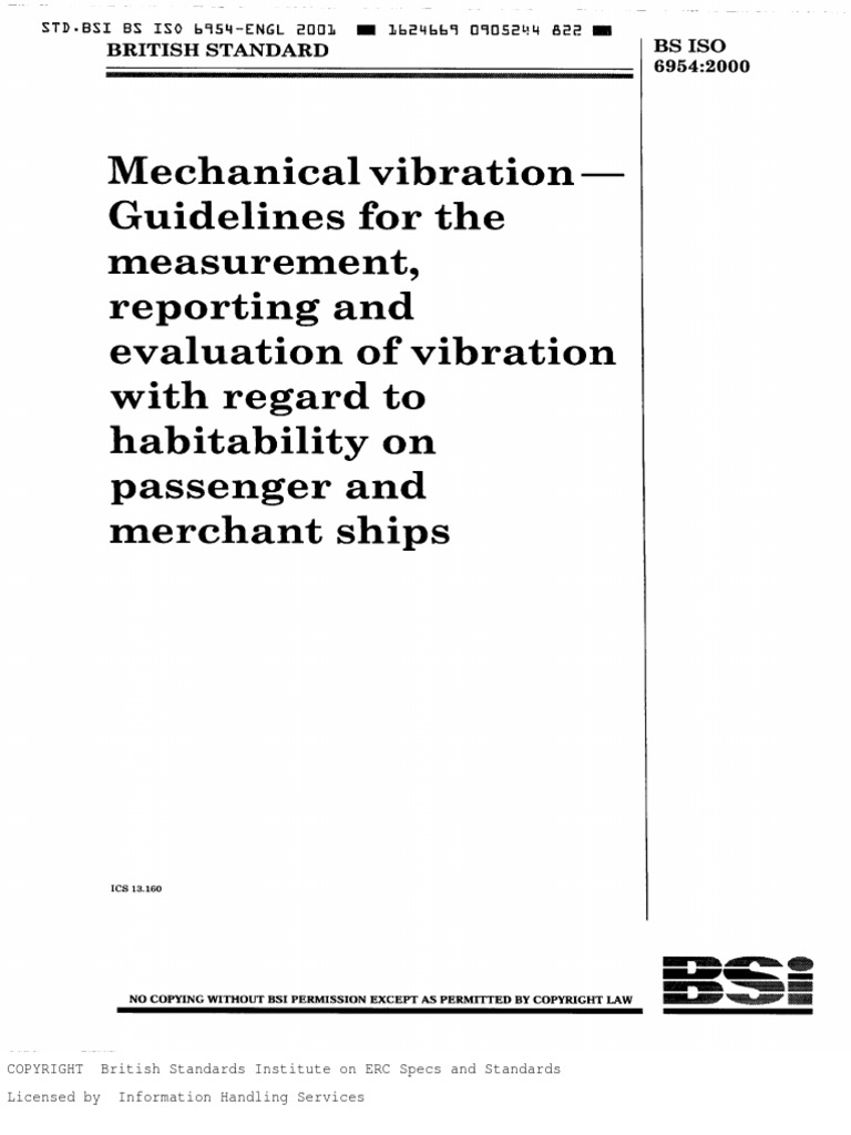 BS Iso 6954 2000 PDF | PDF