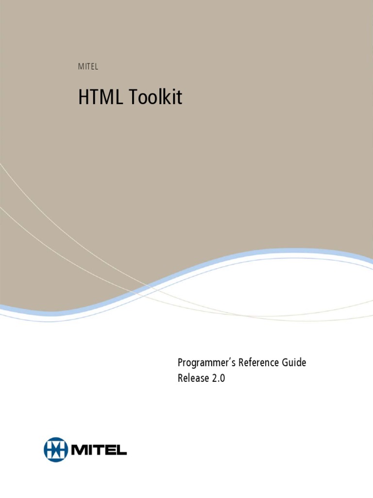 HTML Toolkit Programmer Reference - R2.0 | Download Free PDF ...