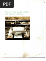Point Machine FOR RAILWAY SIGNALING | PDF | Electric Motor | Clutch