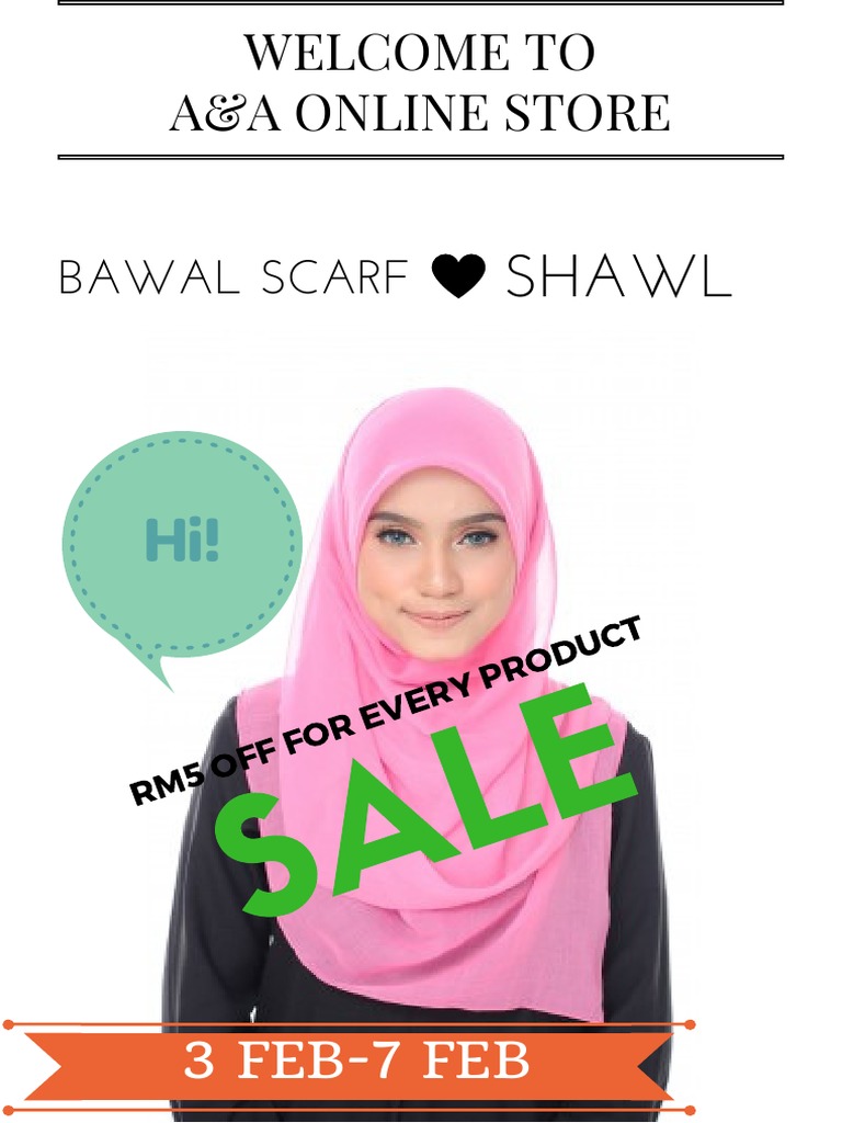 Bawal Scarf: Welcome To A&A Online Store | PDF