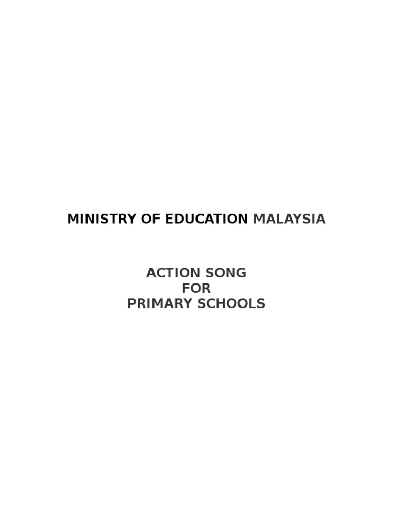 Action Song Competition 2012 | PDF | Cognition