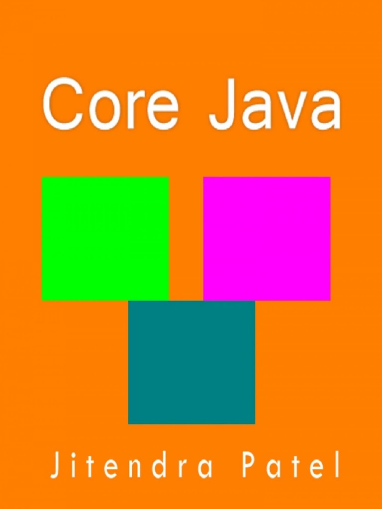 Core Java Pdf Java Programming Language Method Computer Programming