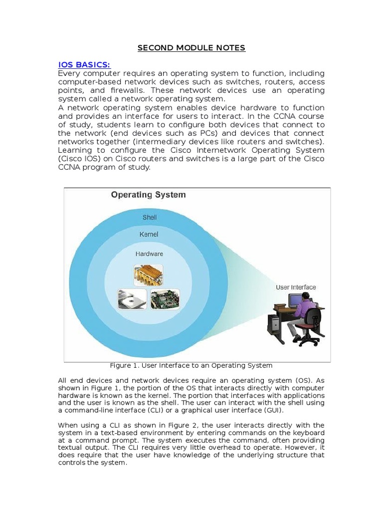An Introduction to Network Operating Systems and the Cisco IOS | PDF ...