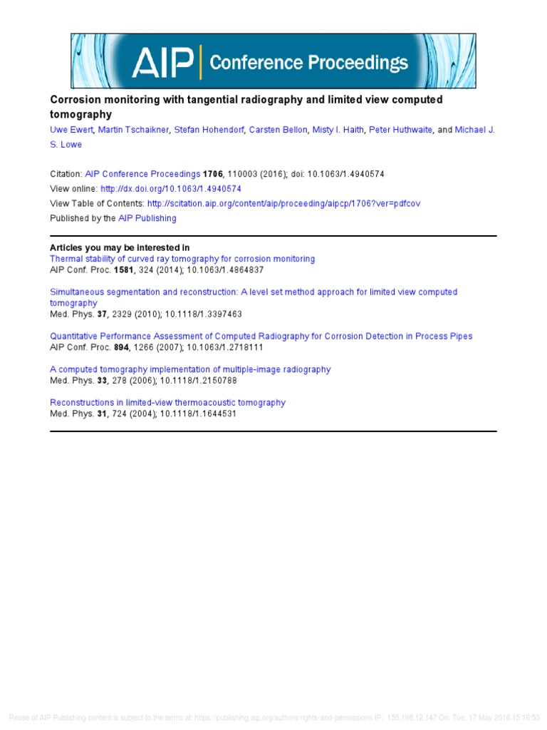 Tangential Radiography | PDF | Radiography | Ct Scan
