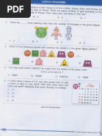 Imo Sample Paper Class-1 | PDF | Reason | Mathematics