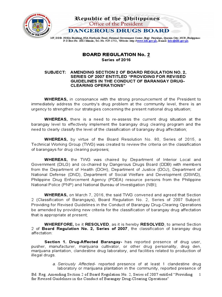 DDB REG 2 S 2016 | Virtue | Public Law