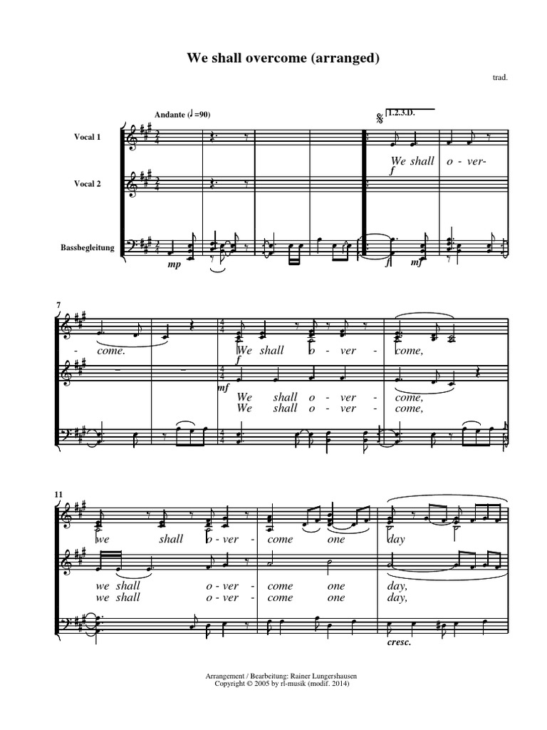 We Shall Overcome | PDF