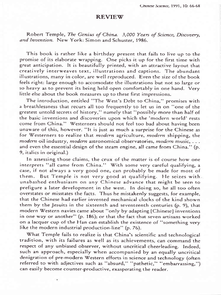 The Genius of China PDF | PDF