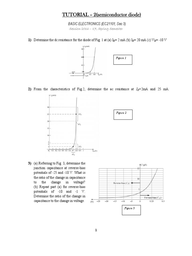 Basic Electronics Tutorial 2 | PDF | P–N Junction | Diode