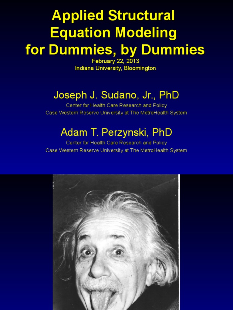 Sem For Dummies | PDF | Structural Equation Modeling | Correlation And ...