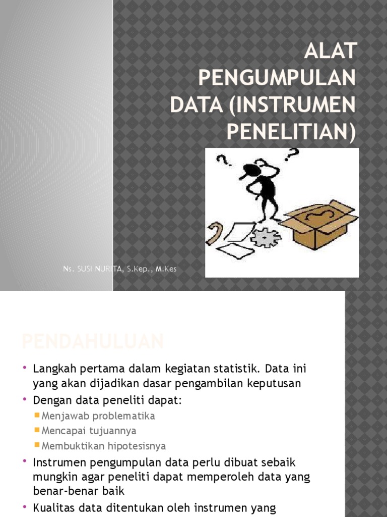 Panduan Alat Pengumpulan Data | PDF | Pengembangan Diri | Kesehatan ...
