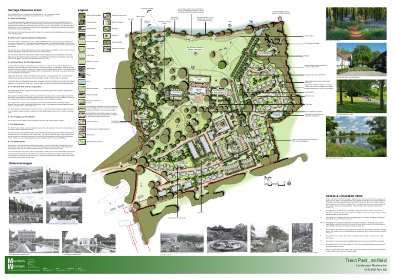 Trent Park Masterplan 20170130 | PDF | Gardens | Lawn